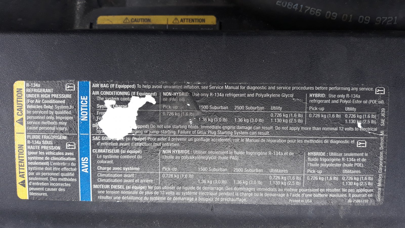 AC blowing "lukecold"; HVAC sticker needed | Chevy Tahoe Forum | GMC ...