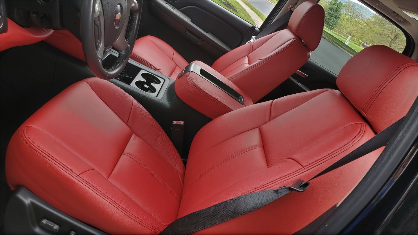 Tahoe Z71 renovation project - Interior Thread (Custom Leather) | Chevy ...