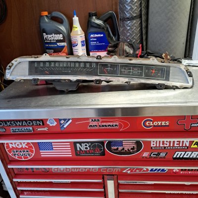 63-64 Impala dash cluster w/clock | Chevy Tahoe Forum | GMC Yukon Forum ...